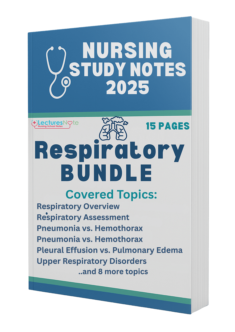 Respiratory Bundle Nursing Study Notes